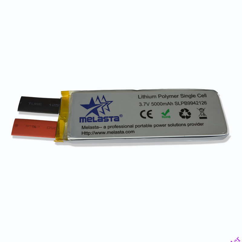 20C High Power Discharge LiPo Battery (3.7V 18.5Wh, 100A rate) for motorsport racing