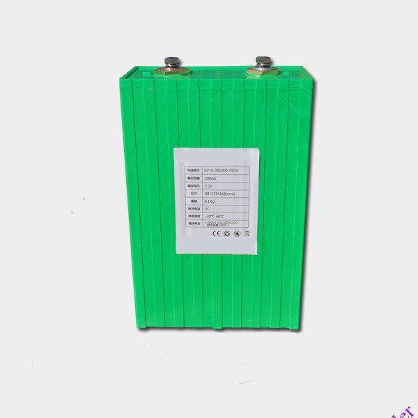 3.2V 200Ah LiFePO4 Battery cell for Electric Vehicle (size: 70 x 180 x 275mm)
