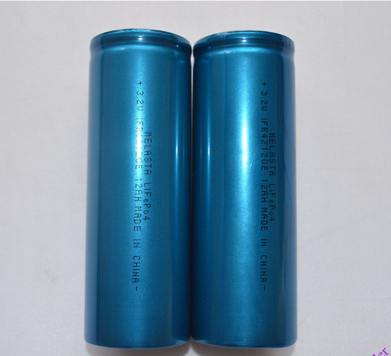 3.2V 12000mAh (38.4Wh) Cylindrical Lithium iron phosphate Battery (LiFePO4) for Vehicule