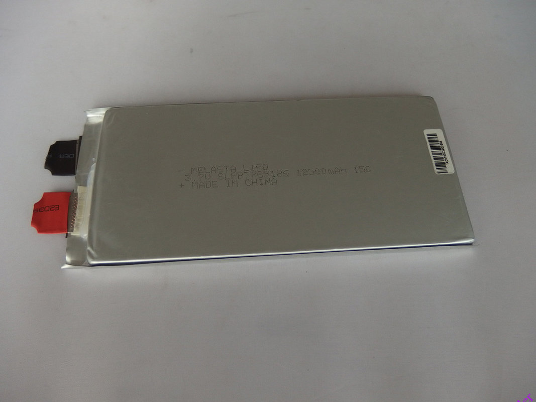 3.7V 12500mAh 15C high power high capacity LiPo Battery (46.25Wh, 187.5A rate)