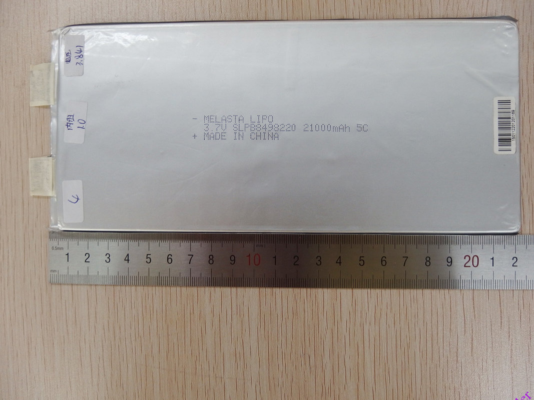 3.7V 21Ah 5C high drain Electric car lithium ion polymer battery ( 77.7Wh, 105A drain)