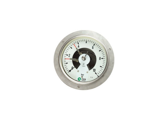 Front Flange Liquid / Gas Pressure Gauge Hirschmann DIN E - Connection
