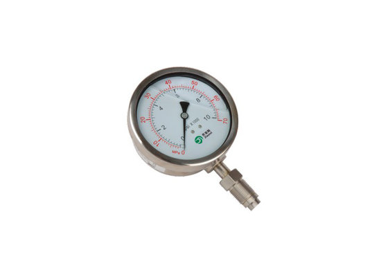 Flush Diaphragm Stainless Steel Pressure Gauge 200℃ Mechanical Design