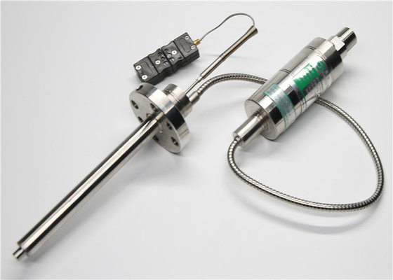 Flange φ66.8mm High Temp Melt Pressure Transmitter 0.5% Accuracy For Fiber Machine