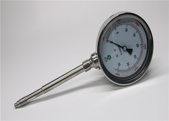 Mechanical Melt Pressure Gauge Rigid Stem For Rubber - Plastic Machine