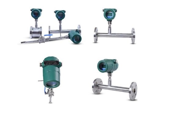 1.0% Accuracy Mass Flow Meter , IP67 Insertion / Flanged Flow Meter
