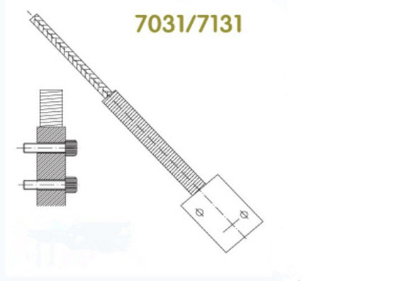 Thermocouple Surface Temperature Sensor , Metal Surface Temperature Probe