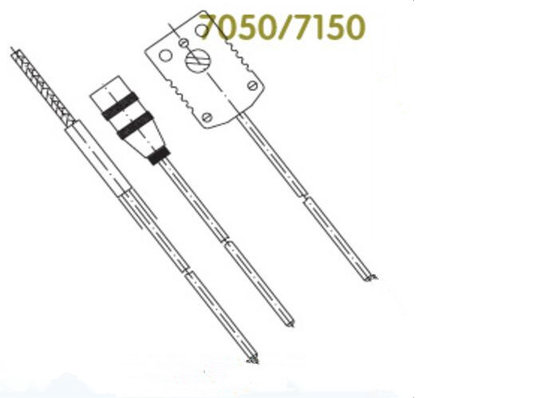 Vacuum Chamber Industrial Temperature Sensor With Thermocouple / Resistance