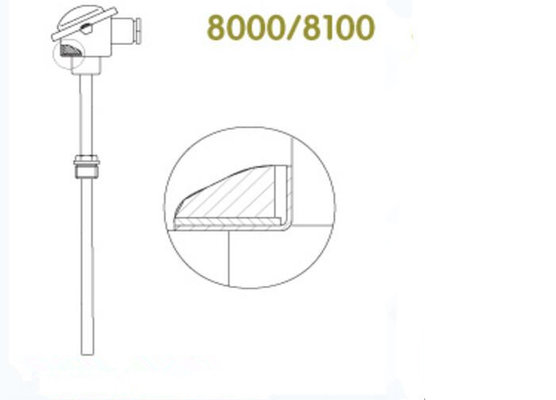 Screwed Resistance Temperature Sensor , High Accuracy Temperature Sensor