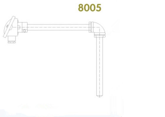 Melt Metals Industrial Temperature Sensor With Thermocouple CE Certification