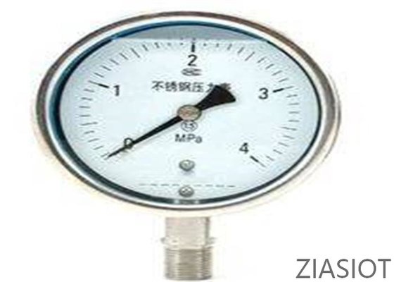 Low Pressure High Accuracy Pressure Gauge Stainless Steel For Oil / Gas