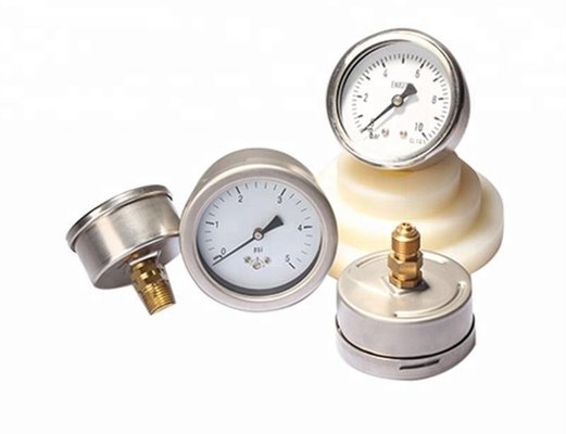 Electric Contact Mechanical Pressure Gauge Explosion Proof Back Connection
