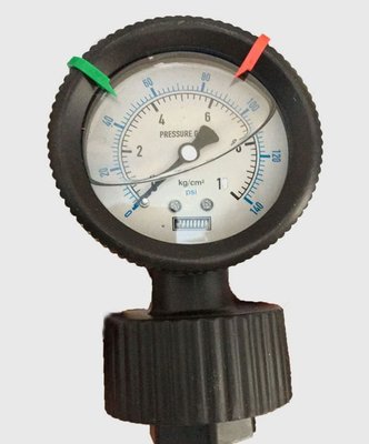 Hydraulic Industries Melt Pressure Gauge Stainless Steel Case Material