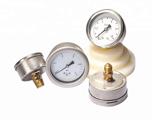 Electric Contact Mechanical Pressure Gauge Explosion Proof 63mm Dial Size