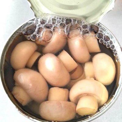 Factory Price Premium Canned Button Mushroom Whole  in Brine (N.W.800G,D.W.400G)