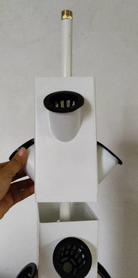 Home Garden Vertical Hydroponic Grow System Kit 7 Layers 56 Holes Aeroponics Twin Towers with Wheel