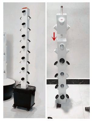 Home Garden Indoor Stackable 7 Layers 28 Plant Sites Hydroponics Growing Systems Kit Aeroponic Tower