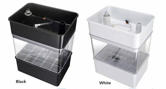 Home Mini Hydroponics Aquaponics Plant Growing Systems with Fish Tank