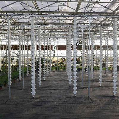 Customizable Vertical Hydroponic Growing System Single Aeroponic Tower Pipe 3M Length for Greenhouse