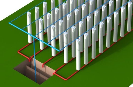 Greenhouse Vertical Hydroponic Growing System 15 Layers 90 Planting Holes  Hang Type Single Aeroponic Tower for Farming