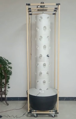 Indoor Garden 6 Layers 36 Planting Sites Complete Motorized Rotated Aeroponic Vertical Hydroponic Tower