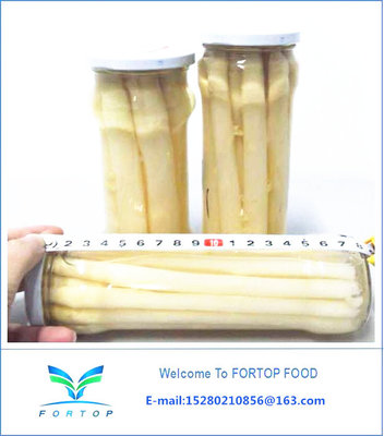 Factory Price Premium Brined White Asparagus Spear in Glass Jar