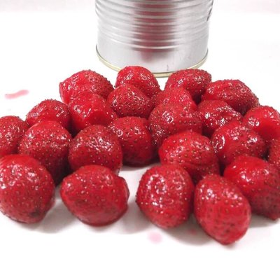Factory Price Premium Fresh Canned Red Strawberry in Syrup(E120, E124, E129)