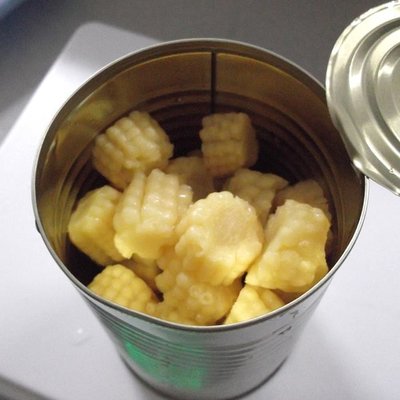 Factory Price Premiun Healthy Fresh Crop China Canned Baby Corn Cut in Brine N.W.425G