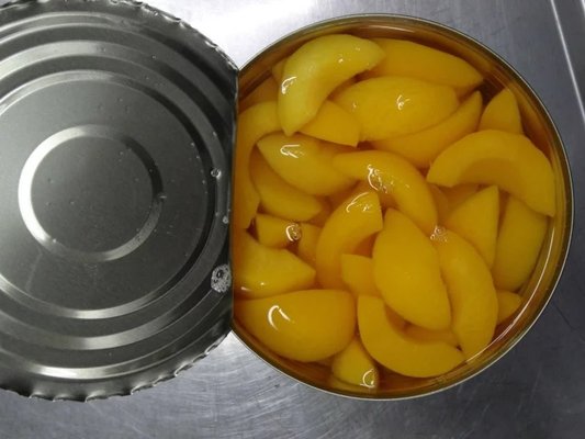 Factory Price Premium A10 Canned Yellow Peach in Syrup(Halves/Slices/Dices)