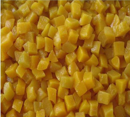 Factory Price Fresh Canned Diced Yellow Peach A10 in Light Syrup/in Heavy Syrup as request