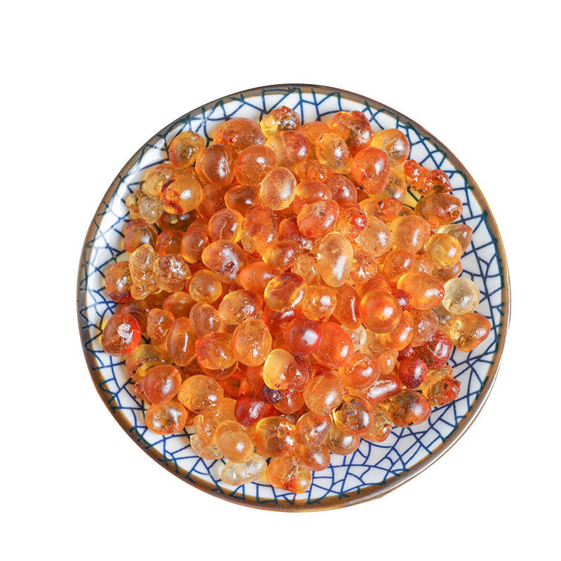 Food grade machine washed taojiao healthy food 100%pure pearl peach gum for dessert