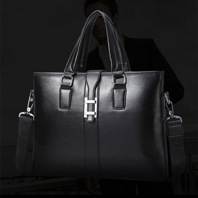 2017 Men Casual Briefcase Business Shoulder Bag Leather Messenger Bags Computer Laptop Handbag Bag Men's Travel Bags supplier