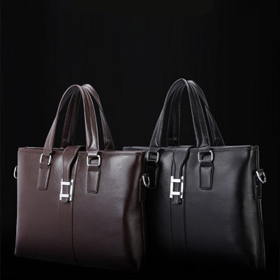 2017 Men Casual Briefcase Business Shoulder Bag Leather Messenger Bags Computer Laptop Handbag Bag Men's Travel Bags supplier