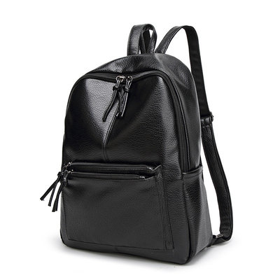 2017 Design PU Leather Women Backpacks For Teenage Girls School Bags Black Summer Vintage Backpack Mochilas Mujer supplier