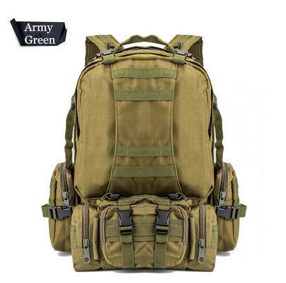 55L Multifunction Sport Bag Tactical Bag Water Resistant Camouflage Backpack for Outdoor Climbing Hiking Camping supplier