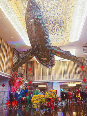 屋内大きい金属の壁の芸術の彫刻、金属の魚の壁の芸術の彫刻
