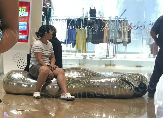ステンレス鋼のショッピング モールのためにカスタマイズされる有名な抽象彫刻のサイズ