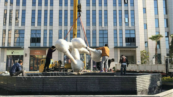 正方形の装飾のための屋外の有名な抽象彫刻現代様式