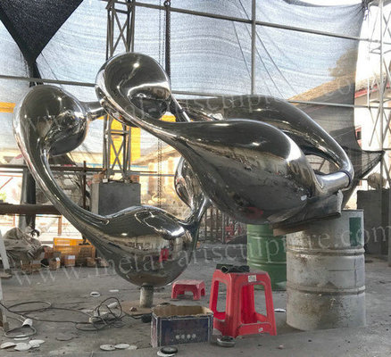 正方形の装飾のための屋外の有名な抽象彫刻現代様式