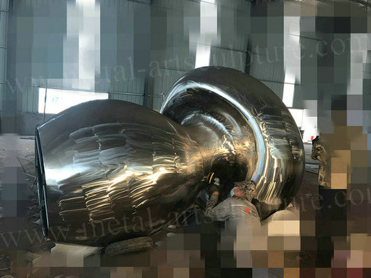 316Lステンレス鋼の庭の芸術の彫刻、庭の装飾のための金属のヤードの彫刻