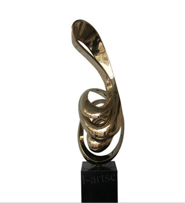 Handicraft Modern Famous Abstract Sculptures Curl Shape As Indoor Ornament
