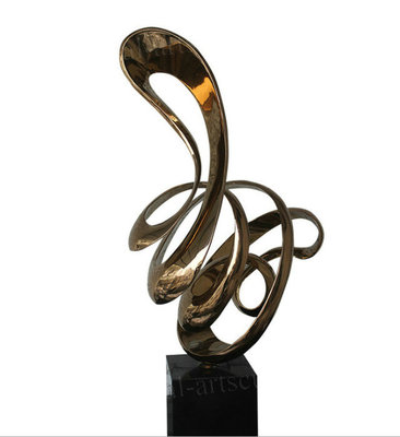 Handicraft Modern Famous Abstract Sculptures Curl Shape As Indoor Ornament