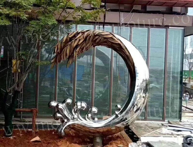 ホテルの装飾の金属の芸術の彫刻人工的な様式の現代美術の彫像
