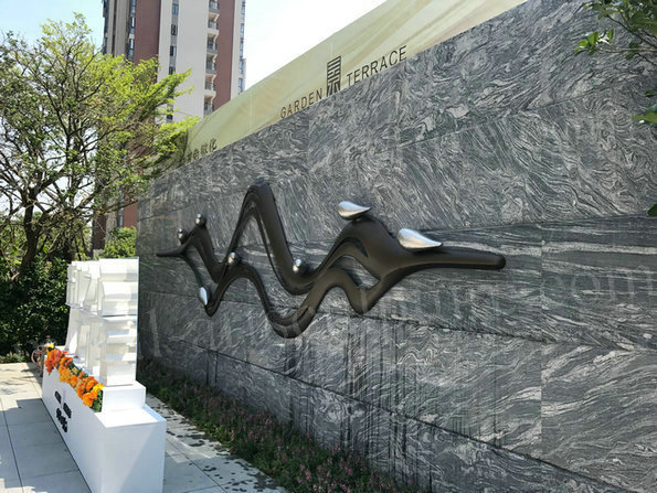 ガラス繊維の壁の救助の彫刻の屋外の壁の装飾の現代壁の芸術の彫刻