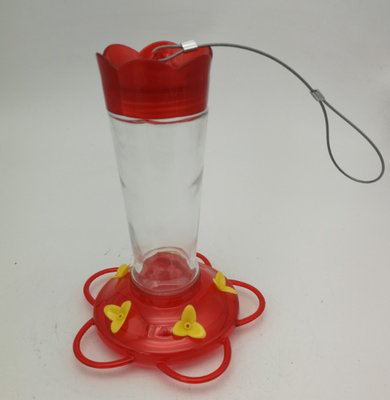 Beautiful Hummingbird Bird Feeder 12.5 X 12.5 X 29cm Size Powder Coated Finishing