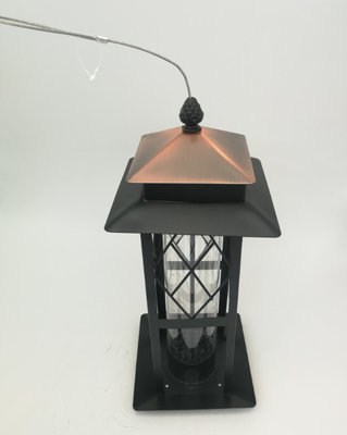Hanging copper plated easy feed seed bird feeder 1kg antomic easy clean