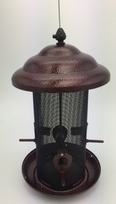 Metal cage easy open 4 perch iron mesh 2kg capacity SS hanging