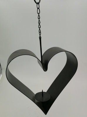 Fruit feeder iron heart shape for apple orange hanging 1mm thickness