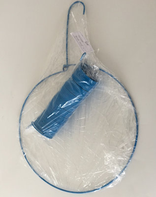 SS Spring Fat Ball Bird Feeder / Shelled Peanut Bird Feeder Blue Powder Coated