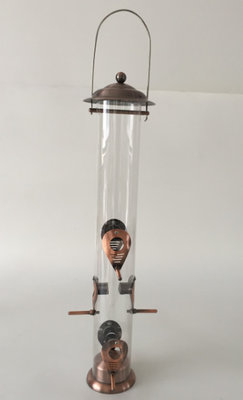 Customized Color Metal Bird Feeders Dismantles Easily For Cleaning / Filling